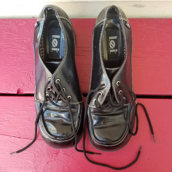 lei | Shoes | Lei Black Pump Heels Sz 5 | Poshmark
